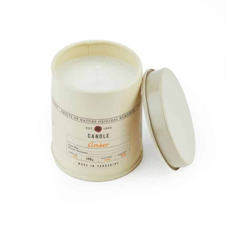 Amber Large Candle Tin 280g (9.9oz) - Fikkerts